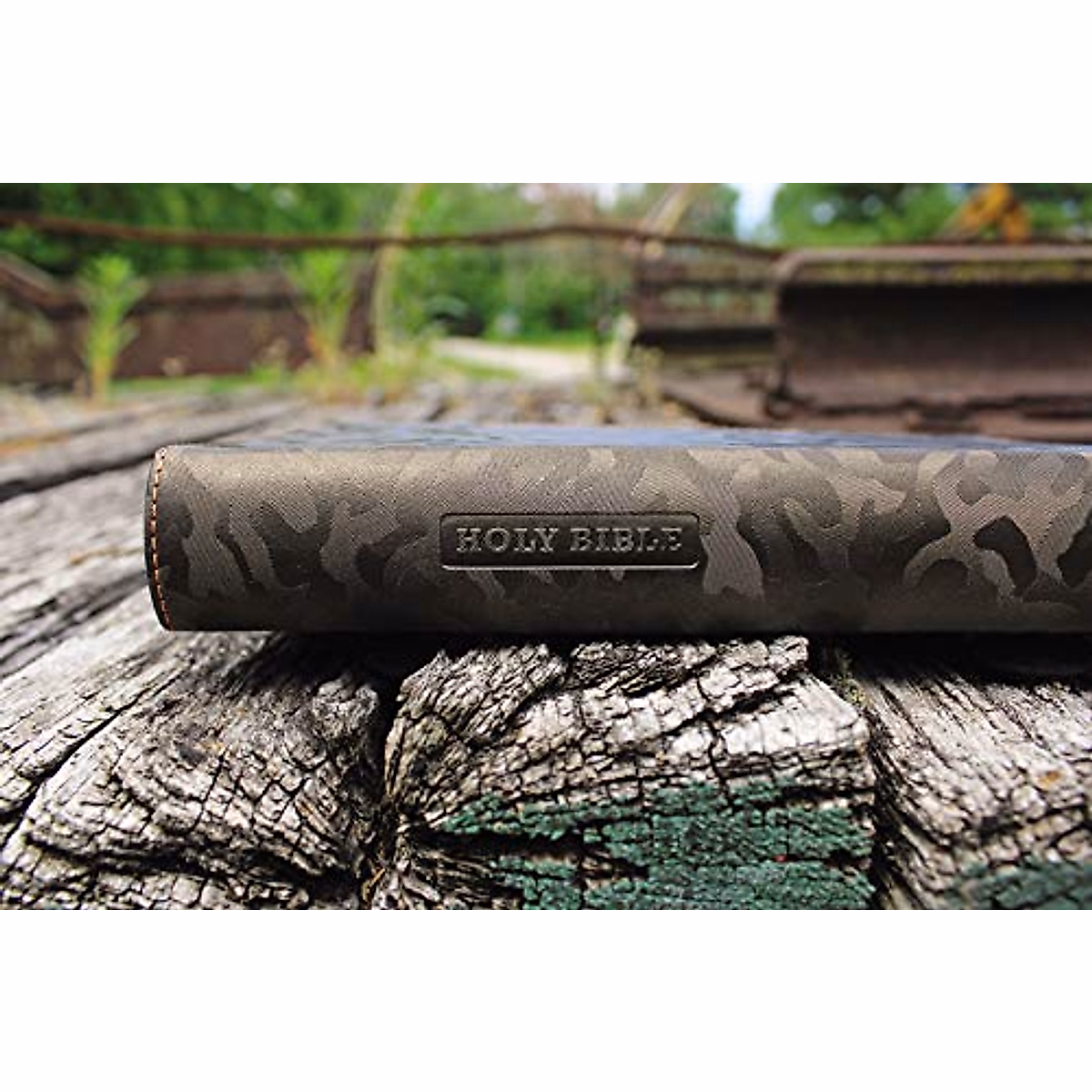 NIV, Boys' Bible, Leathersoft, Brown Camo, Comfort Print