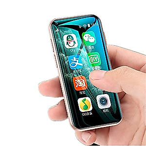 Cuifati XS11 2.5in Supper Mini Smart Phone, Unlocked Cellphone 6.0 1GB RAM 8GB ROM 2023 New Years Phone Gifts for Kids (Sakura Pink)