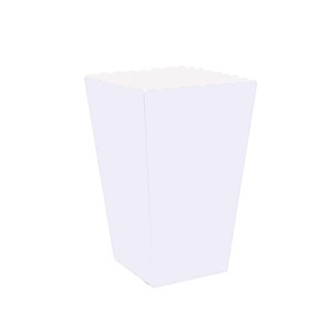 Popcorn Containers 100pcs White Popcorn Boxes Mini Paper Popcorn Box Cardboard Popcorn Container White Open-Top Popcorn Box Set for Movie Nights Weddings Popcorn Bags for Party