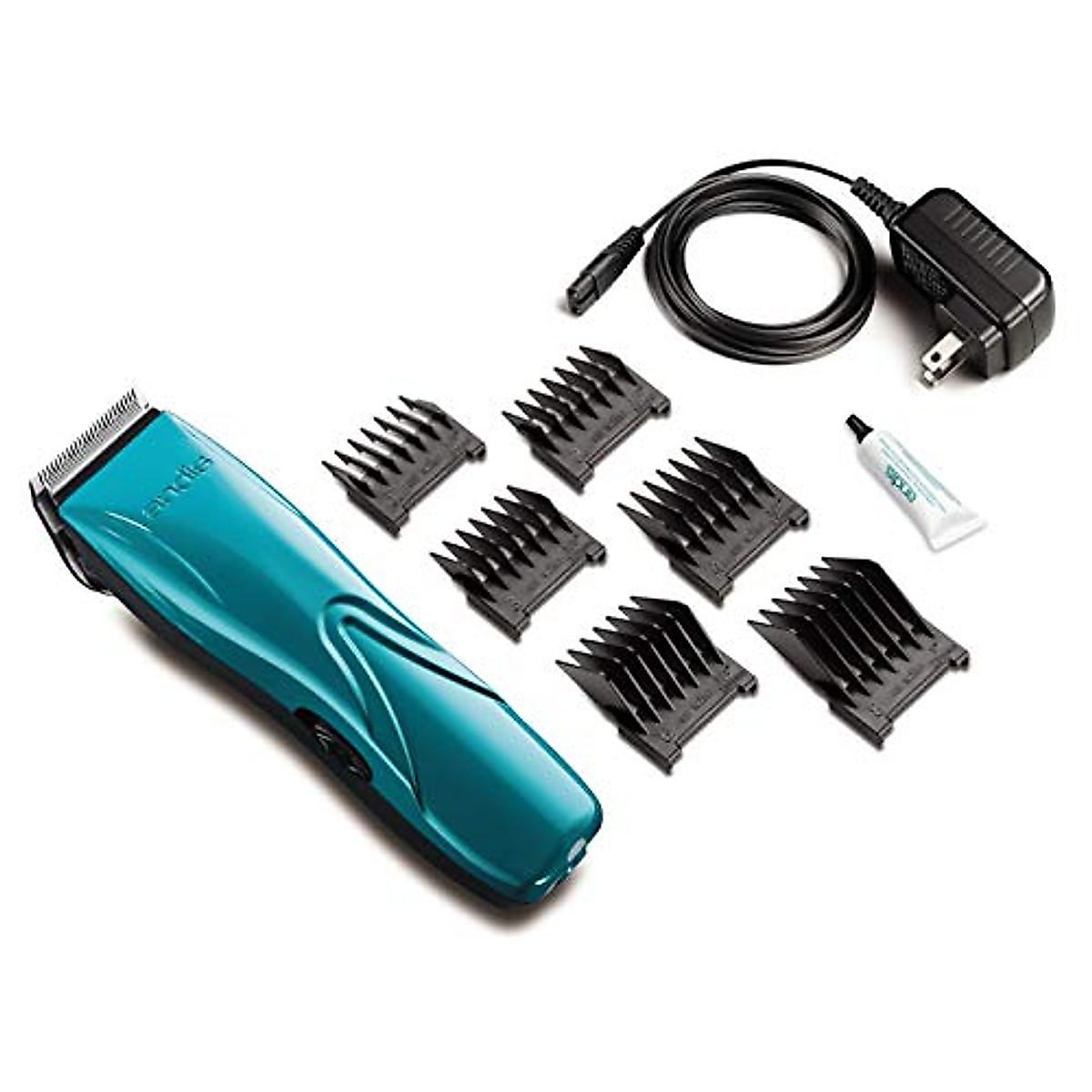 Andis 73515 Pulse Li 5 Cord/Cordless Grooming Clipper for Dogs, Cats and Equine, Teal