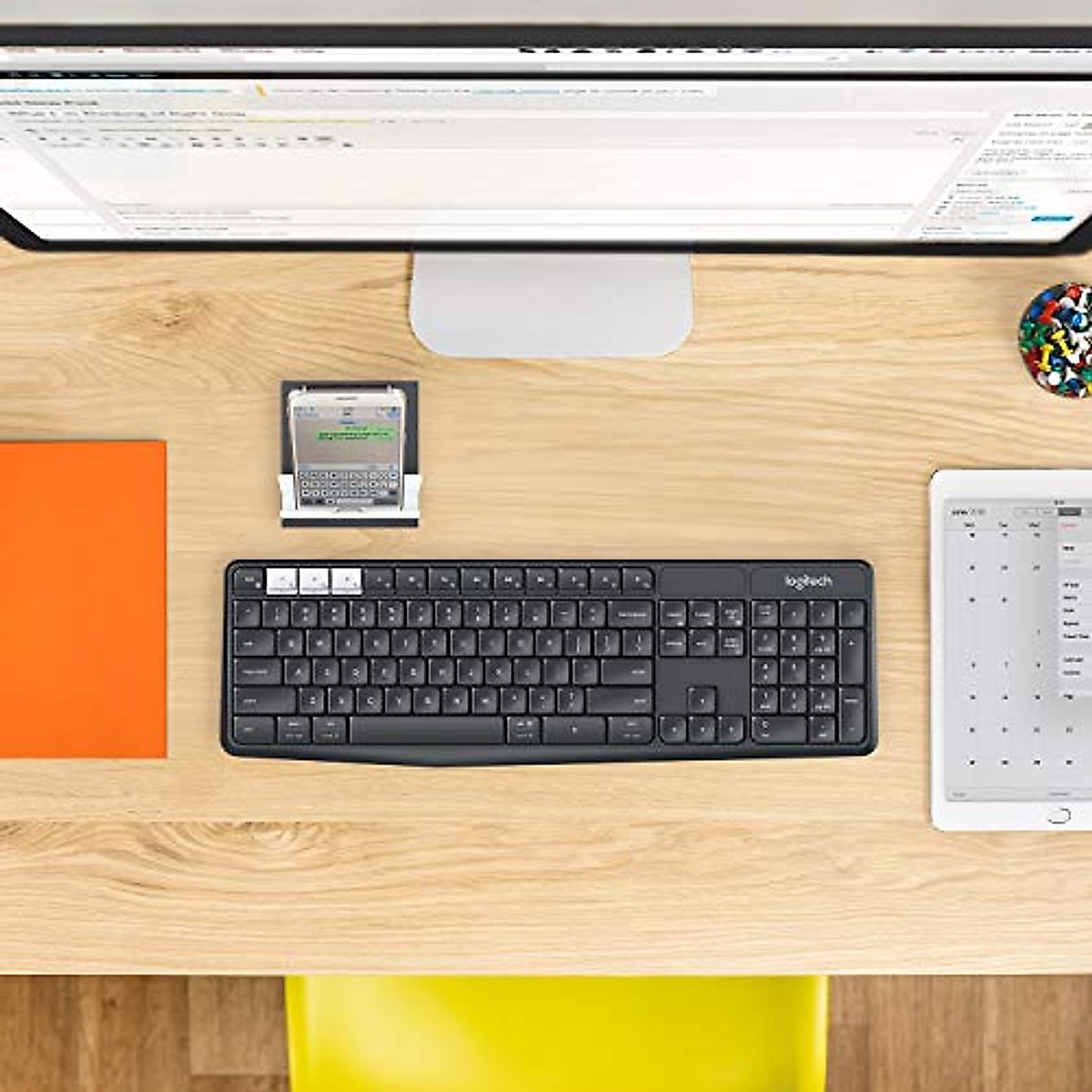 Logitech Bluetooth K375s Multi-Device Wireless Keyboard and Stand Combo