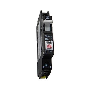 DIN Rail Mount Combiner PV Breaker - 30 Amp, 150 VDC, | MNEPV30