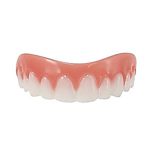 Billy Bob Instant Smile Comfort Fit Flex Cosmetic Teeth, Bright White Shade, Comfortable Upper Veneer, 1 Size Fits Most