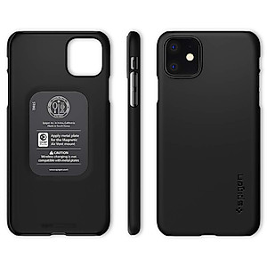 Spigen Thin Fit Designed for Apple iPhone 11 Case (2019) - Black