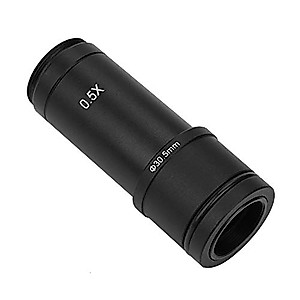 C Mount Adapter Microscope Adapter 0.5× C Mount Lens Adapter Set 23.2mm/30mm /30.5mm Ports for CCD Camera and Digital Eyepiece