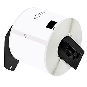 KCMYTONER Compatible for Brother DK-1202 DK1202 Die Cut Shipping Paper Labels White 2.4" x 3.9" (62 mm x 100 mm) Used in Brother QL Label Printers -300 Labels per Roll, 200 Rolls with Frames