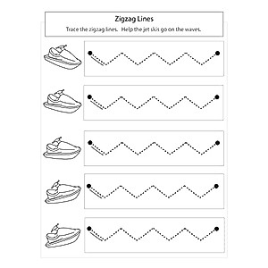 Pen Control Tracing Workbook for Kids: Learn to write patterns, lines, shapes to practice pencil control