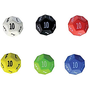 Teacher Created Resources® 12 Sided Dice, Pack of 6