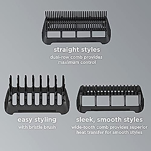 INFINITIPRO BY CONAIR 3-in-1 Styling Hair Dryer, 1875W Hair Dryer with Ceramic Technology and 3 Attachments