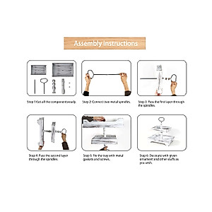 Tier Tray Decor Stand - Tiered Design for Dining Tables, Seasonal Decoration for Family Gatherings, Suitable for Halloween & Christmas