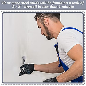 2 Pcs Magnetic Stud Finder Wall Scanner Metal Stud Detector with 27 Pounds of Pull No Batteries Required Stud Sensor for Drywall, Wood or Plywood Paneling, Ceramic Tiling, Grey
