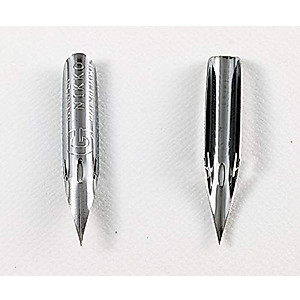 Tachikawa Pen Nib Holder(T-40) + Nikko G Pen Nib, Pack of 3,and Anti Rust Paper included