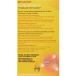 Revlon Colorsilk Moisture Rich Hair Color, Medium Chestnut Brown No. 67, 1 Count