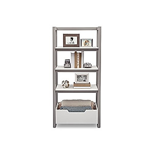 Delta Children Ladder Shelf, White/Grey