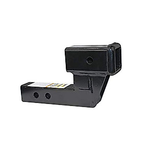 MAXXHAUL 50397 Trailer Hitch Riser for 2 Inch Receivers with 4 Inch Rise/Drop