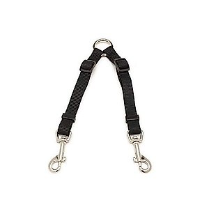 Aspen Pet by Petmate Take Two 5/8" Adjustable Leash Extension in Black, Medium