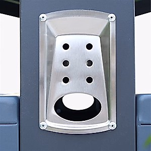 Outdoor Trash Cans Creative Gull-Shaped Trash Cans, Outdoor Classified Trash Cans with Ashtrays Simple Durable Outdoor Trash Cans for Street Parks and Public Places Garbage Can