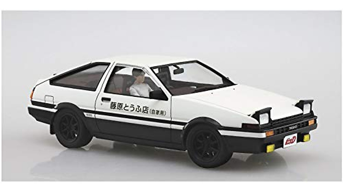Aoshima Initial D Fujiwara AE86 Trueno Model Kit - 1:24 Scale