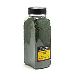Dark Green Coarse Turf (32 oz. Shaker) Woodland Scenics