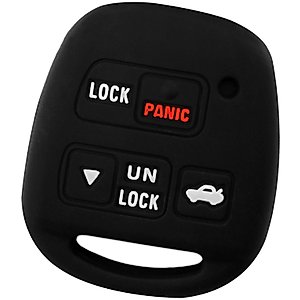 KeyGuardz Keyless Entry Remote Car Smart Key Fob Outer Shell Cover Soft Rubber Case for HYQ1512V HYQ12BBT