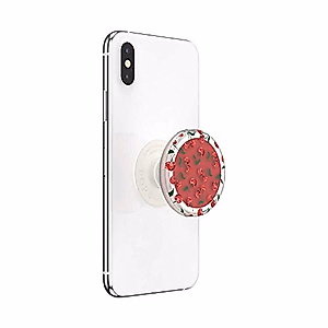 PopSockets Lip Balm Phone Grip with Expanding Kickstand, PopLips, PopSockets for Phone - Cherry Cherry