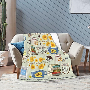 Generic Gilmore Blanket for Girls Plush Blanket Gilmore Cartoon Super Soft Throw Blanket Throw Cute Anime Character Air Conditioner Blanketand Cozy Fan Birthday Gift Sofa Bed Office (60 * 80 Inch)