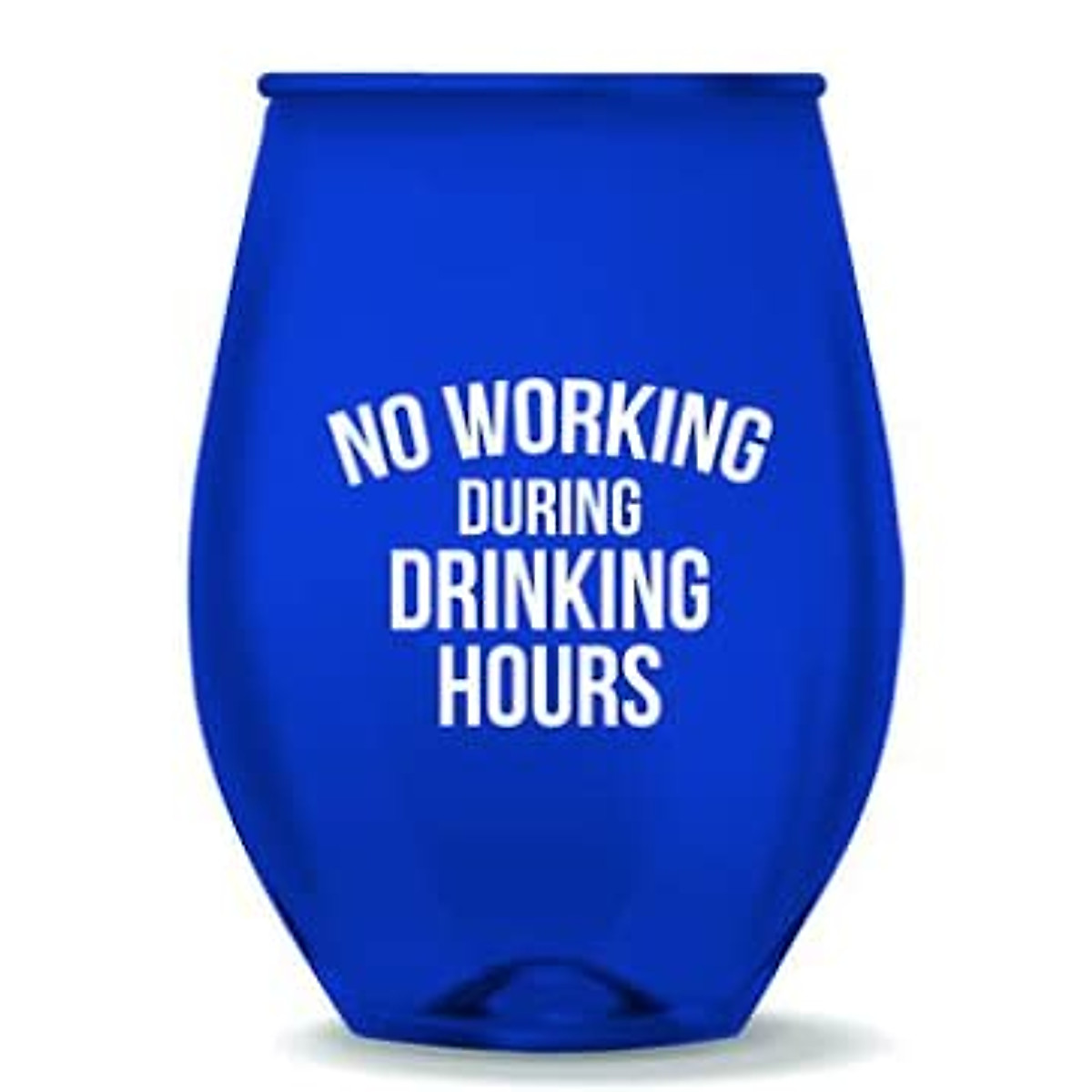 Pen Kit Mall PKM - Stemless Wine Glasses - Set of 12 - NOVELTY FUNNY SAYINGS - CAMPING -CHRISTMAS - NEW YEARS HALLOWEEN (NOVELTY FUNNY SAYINGS)