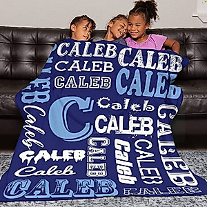 HSSQMH Custom Blankets for Baby Girls Boys Personalized Baby Blankets with Name Personalized Blankets for Kids Customized Blankets with Name Gift for Birthday Christmas Wedding Valentines Day