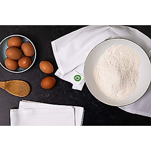 Bread Towels for Proofing Cover - 100% Organic Cotton Bread Cloth for Rising - Breathable Tea Towel for Bread Making - Unbleached Baking Towels - Bread Basket Cloth Napkin - 27"x27" (Natural - 5 Pack)