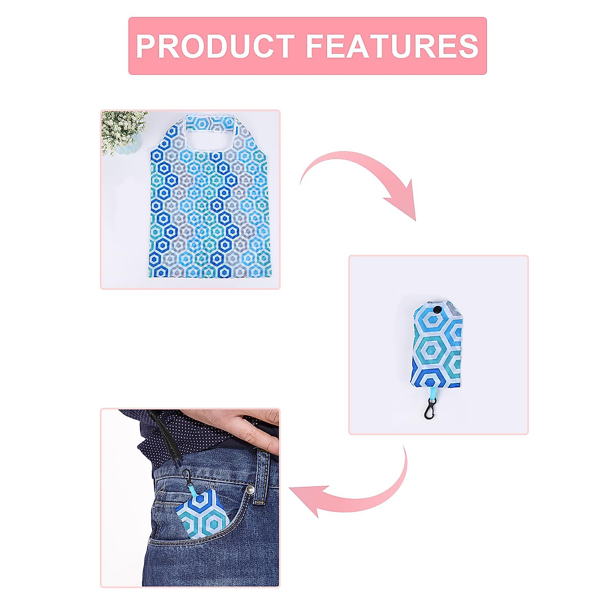 Merkaunis 35 Pack Reusable Floral Grocery Bags Foldable Grocery Bags Machine Washable Bags Grocery Bags Reusable Shopping Bags Waterproof Reusable Grocery Bags Packable Shopping Bags for Shopping