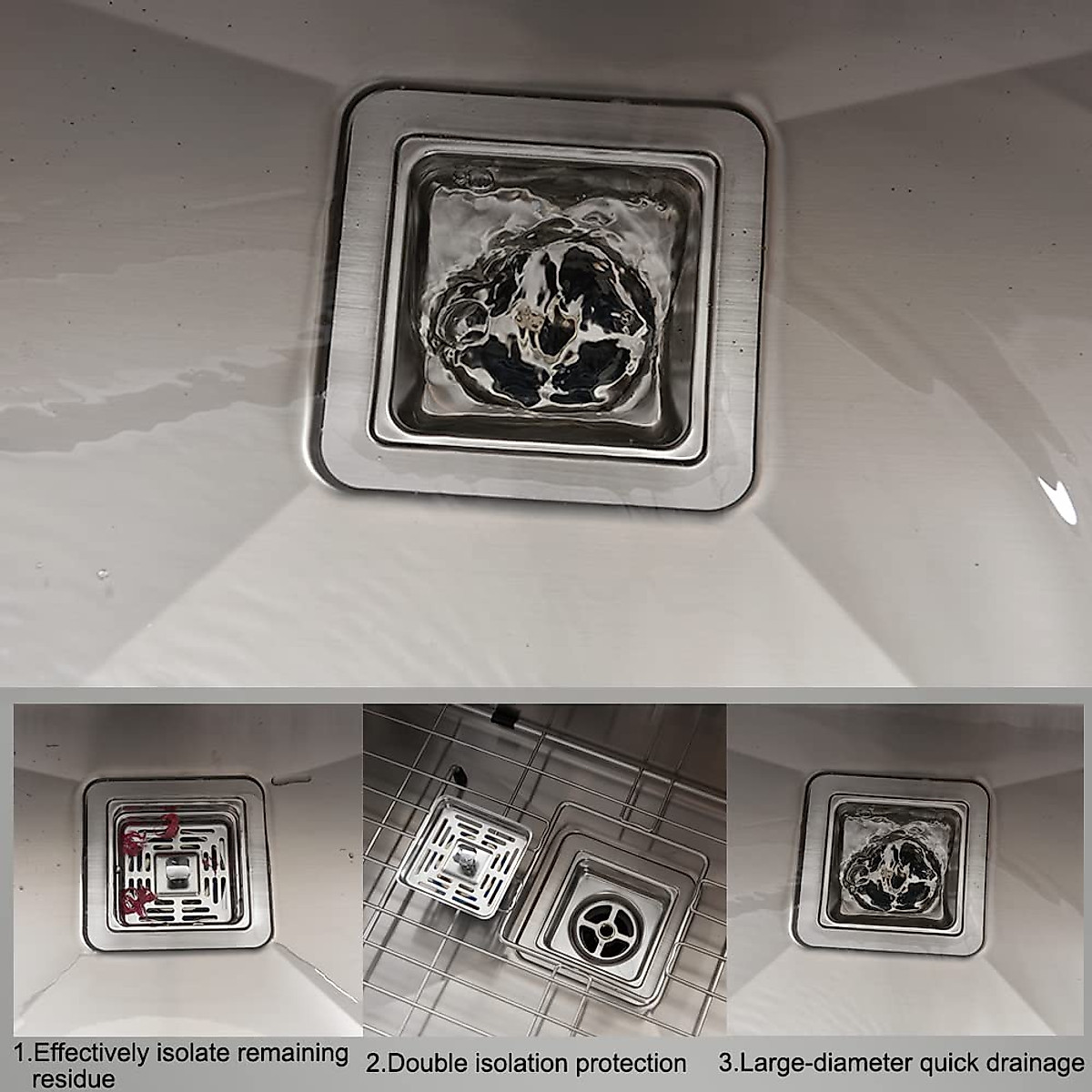 Undermount Bar Sink, BoomHoze 10 x 18 Inch Handmade Small Kitchen Bar Sink Single Bowl 16 Gauge Stainless Steel Bar Sink Deep Wet Bar Prep Sink RV Camper Sink