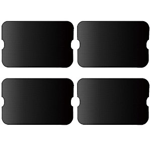Air Fryer Liners, Reusable Air Fryer Mats 4 Pack, Premium Air Fryer Accessories, Non Stick, Easy Clean - 7.6 X 11.67" Square
