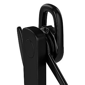 Headset Ear Loops for Wireless Headset 6mm Small Clamp Holder Clips, Replacement Ear Hooks Earpiece Accessories, Black, 4 Pack