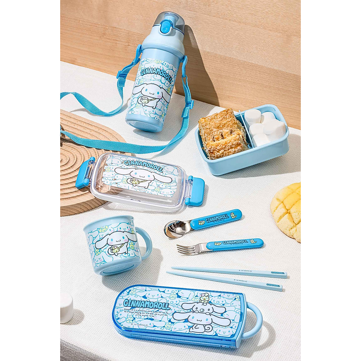 Skater Cinnamoroll Reusable Plastic Drinking Cup with Handle 6.76oz - Friends