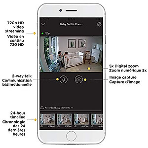 Safety 1st HD Wi-Fi Baby Monitor Camera with Sound- and Movement-Detecting Audio Unit