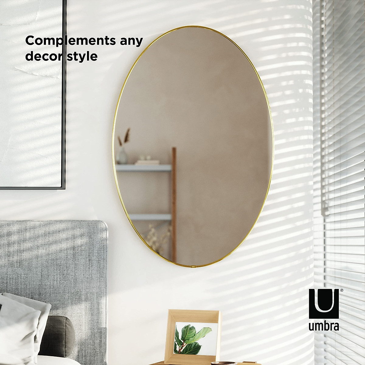 Umbra Hubba Oval Mirror