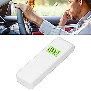 Portable Alcohol Breath Tester, Alcohol Breath Tester DC2V‑3.3V Avoid Dirty Versatile Professional Non Contact Blowing Abnormal Alarm for Home Party