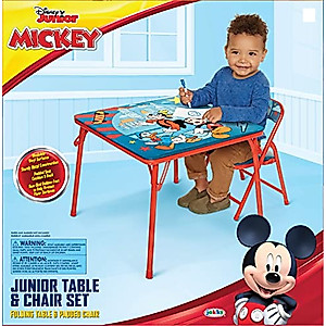 Mickey Mouse Jr. Activity Table Set with 1 Chair