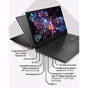 HP 2022 OMEN O17 17.3" 165Hz Gaming Laptop, Intel Core i7-12700H, 16GB RAM, 1TB PCIe SSD, Backlit Keyboard, NVIDIA GeForce RTX 3070Ti 8GB, HD Webcam, Win 11 Pro, Black, w/ 32GB USB Business Card