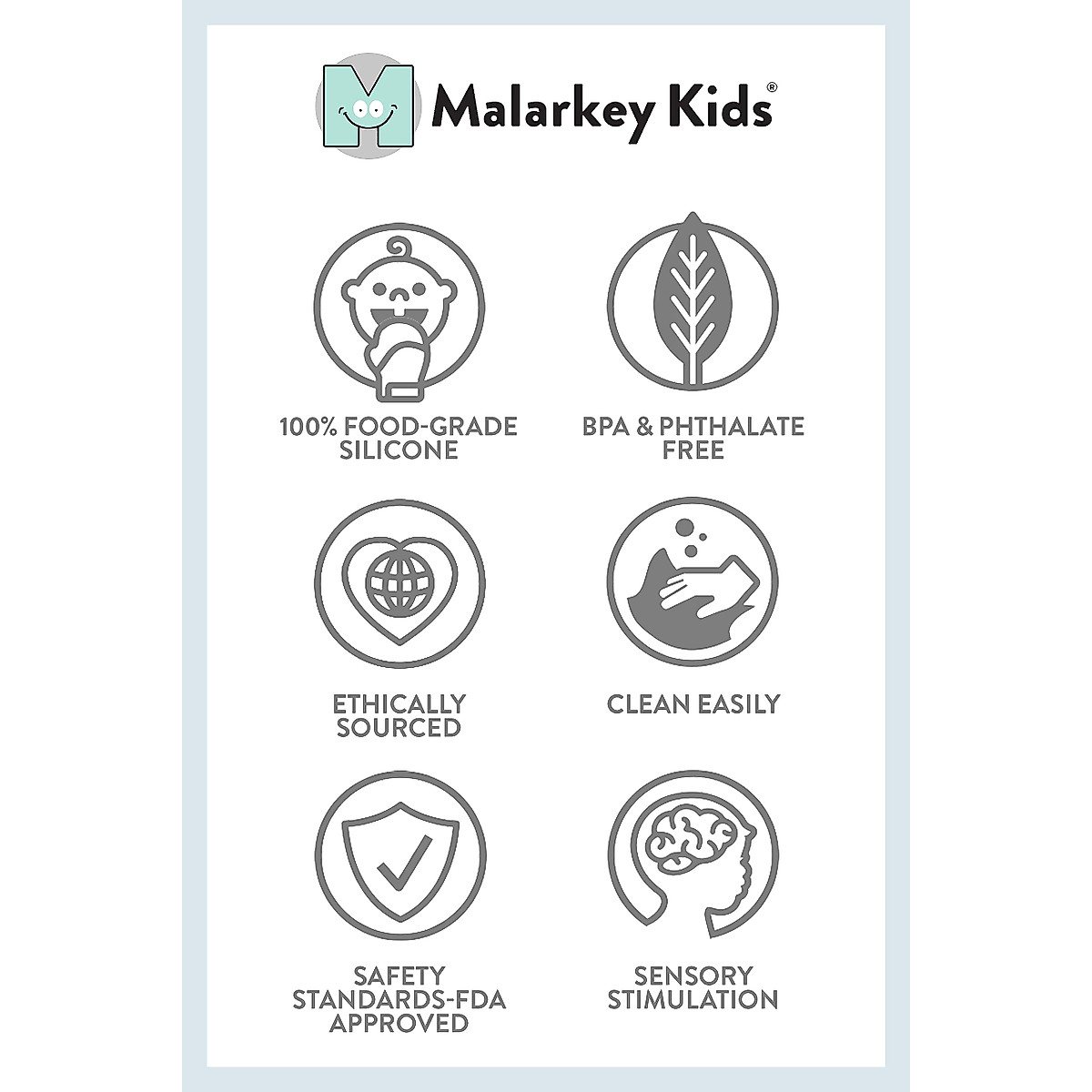 Malarkey Kids Silicone Teething Toys Chew Cube Baby Toy Activity Cube for New Born Babies Toys Rattle Teether Four Way Sensory Stimulation (Easy Grip, BPA Free Non Toxic, Steel Blue, Pack of 1)