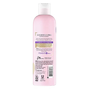 Suave Pink Hair Conditioner for Luscious Curls, 16.5 fl oz, With Amino Acid Complex, Moisturizes and Defines Curls, For Workable, Curly Hair
