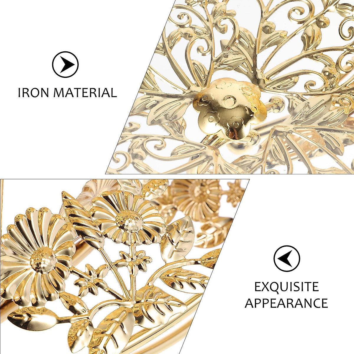 BESTOYARD 3 Tier Serving Stand European Style Glass Serving Platters Serving Trays for Snacks Appetizers Fruit Salad Cupcake Dessert Tea Party Display