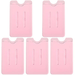 Gatuida Smartphones 5pcs for Supple Accessories Phone, Phone Stick on Credit Cell Smartphone Holder Practical Compatible Mobile Back Business Patch Women Pouches Cards Id Shop Cover Pocket Wallet