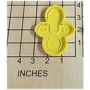 Pacifier shape baby shower Cookie Cutter and Stamp #1093