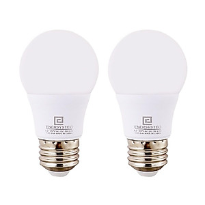 12V-60V LED Light Bulb E26 Low Voltage LED Bulb (Not for 120V), 3000K Warm Light Color, 3W LED Equivalent 25W Lamp, Medium Screw Base, 12V 24V 32V 36V 48V Camping Light, RV Bulb, Off Grid, 2 Pack