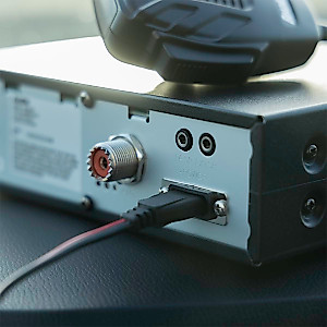 RoadPro RPPS-220 Platinum Series 12V 3-Pin Plug Fused Replacement CB Power Cord, Black and Red