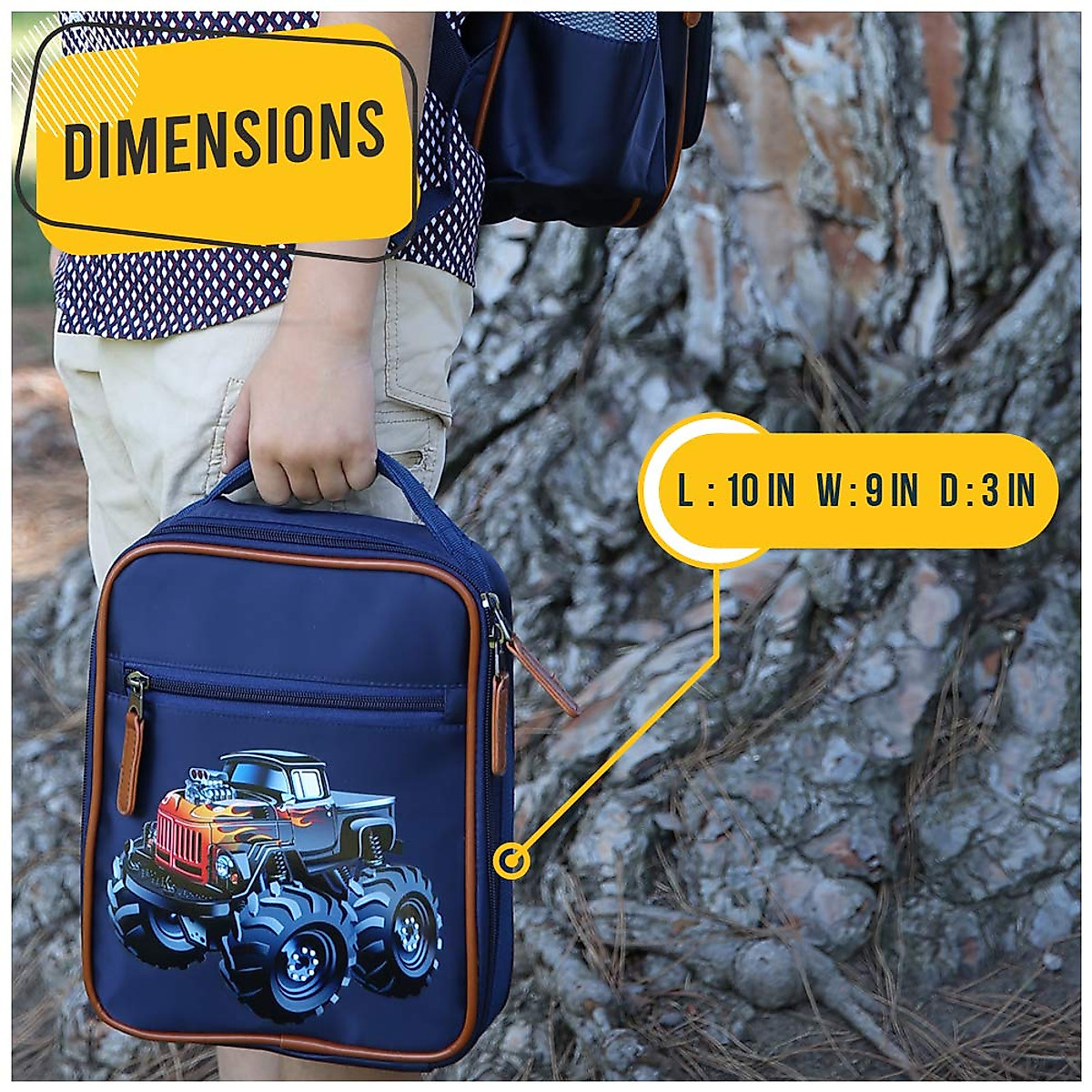 JOJOOKIDS Unicorn Meal Holder for Girls - Waterproof, Insulated, Spacious, Safe, and Unique Designs