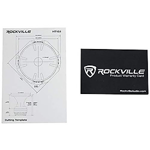 Rockville HT151 3" 450w Car/Pro Aluminum Horn Titanium Tweeter w/ 3" Voice Coil