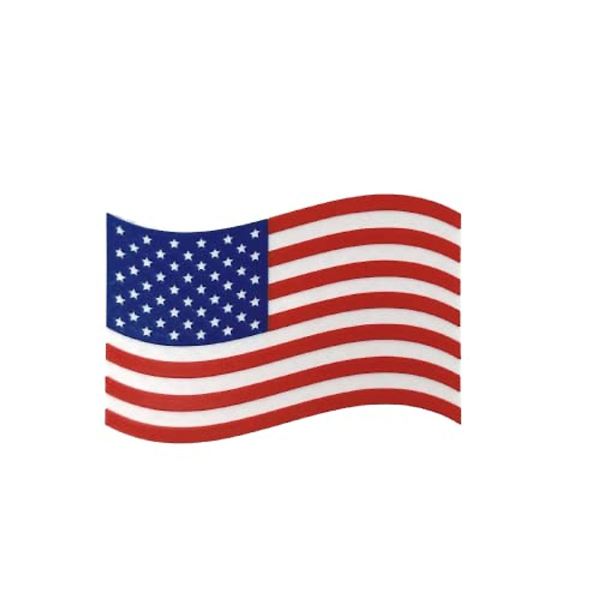 Boglets - USA Flag Charms - Decorative Charms for Displaying Patriotism - Compatible with Bogg Bags, Simply Southern and other Tote Bags (USA Flag)