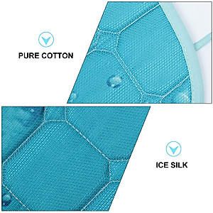 NUOBESTY Baby Seat Liner Ice Silk Infant Baby Stroller Mat Ice Silk Mesh Seat Pad Breathable Cushion LinerAnti- Slip Seat Cooler Summer Cushion for Stroller and Car Seat